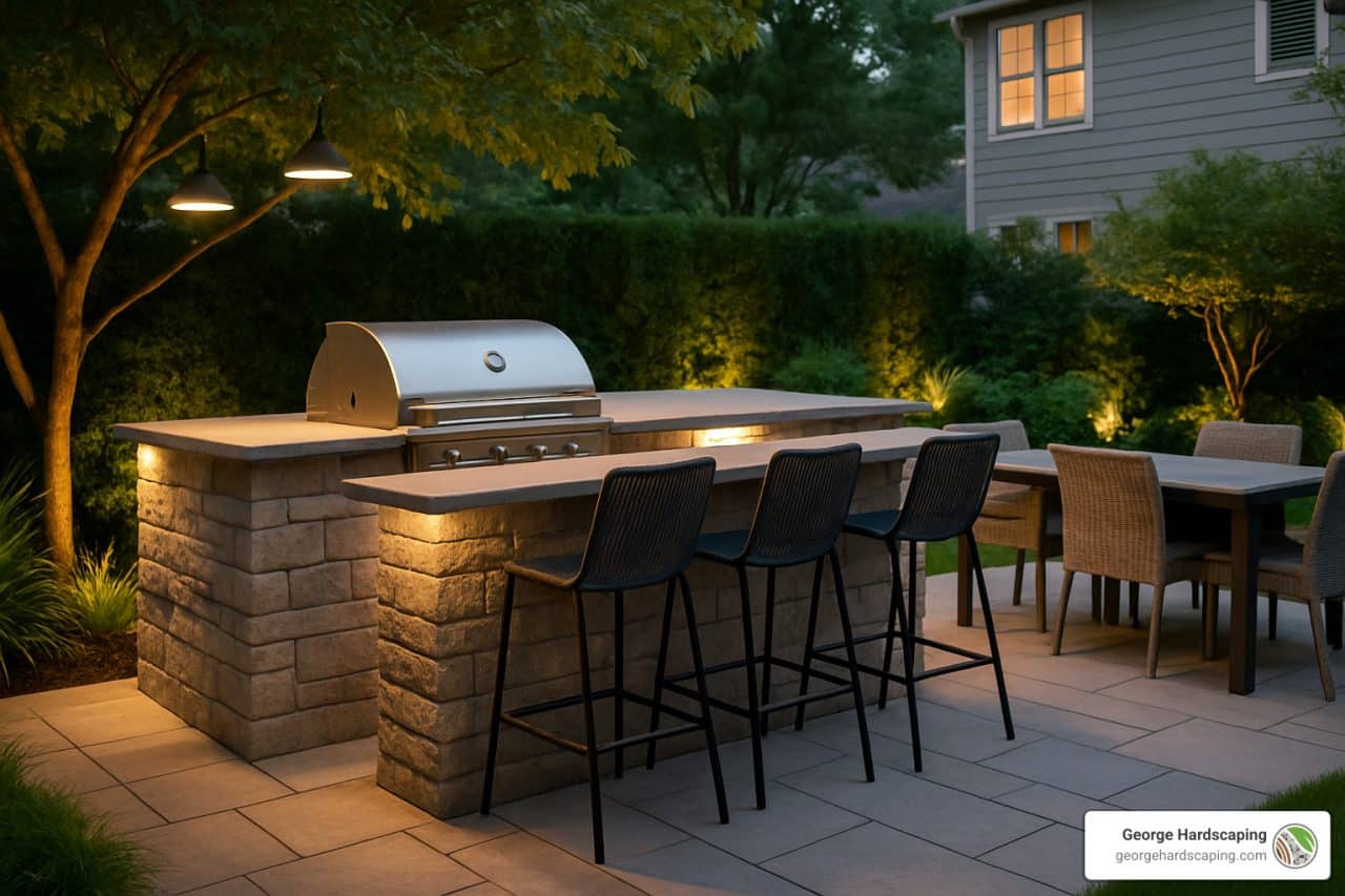 Outdoor kitchen seating area: 10 Inspiring Best Ideas 2025